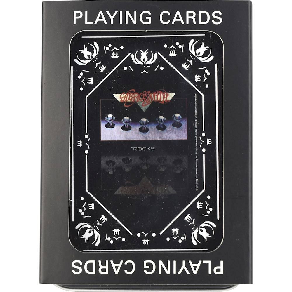 Best Buy: Iconic Concepts Aerosmith Rocks Single Deck Playing Cards ...