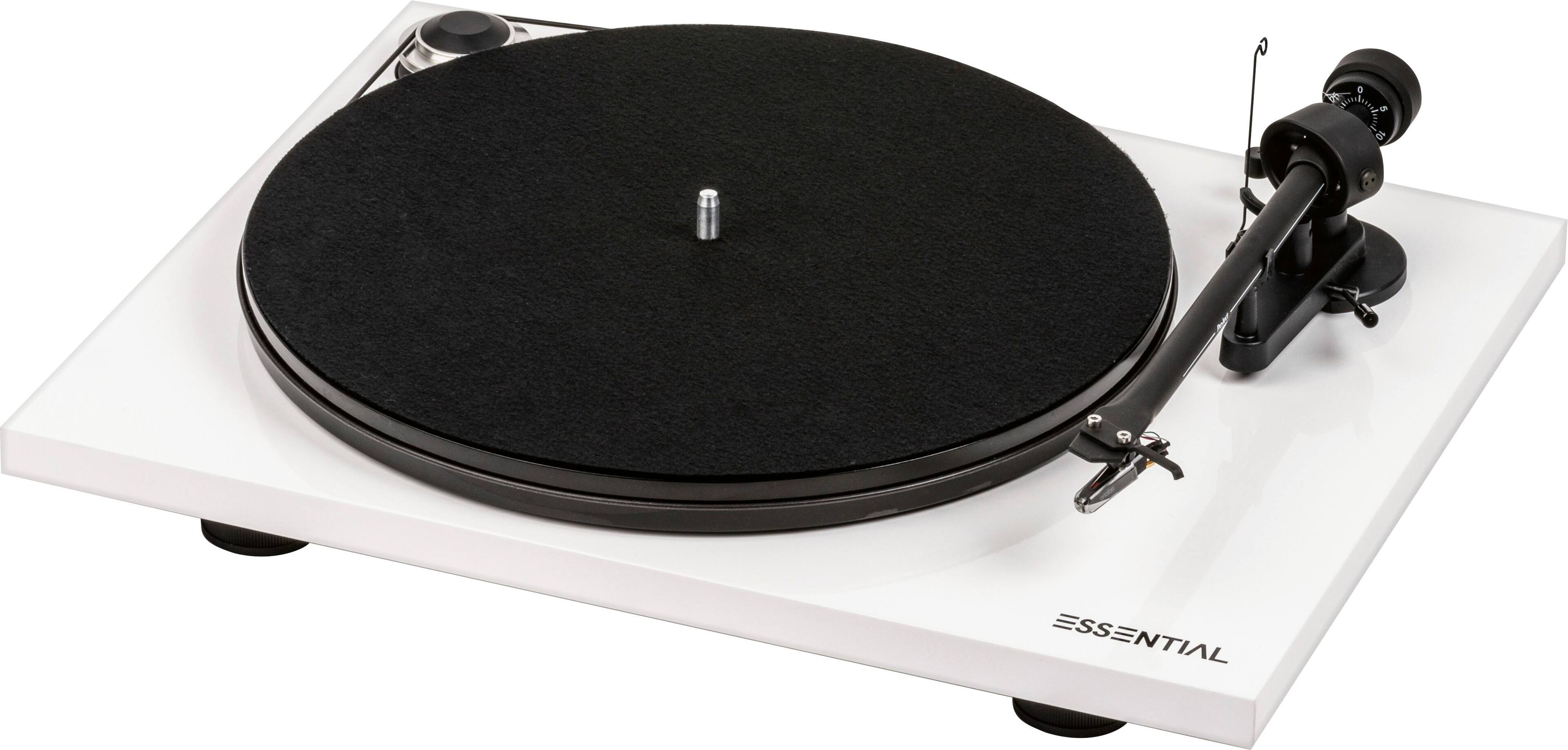 Pro Ject Essential Stereo Turntable High Gloss White ESSENTIAL III ...