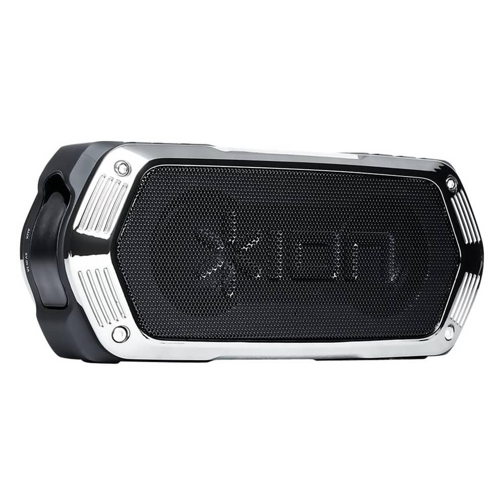 Best Buy: ION Audio Aquaboom Portable Bluetooth Speaker Silver/Black ...