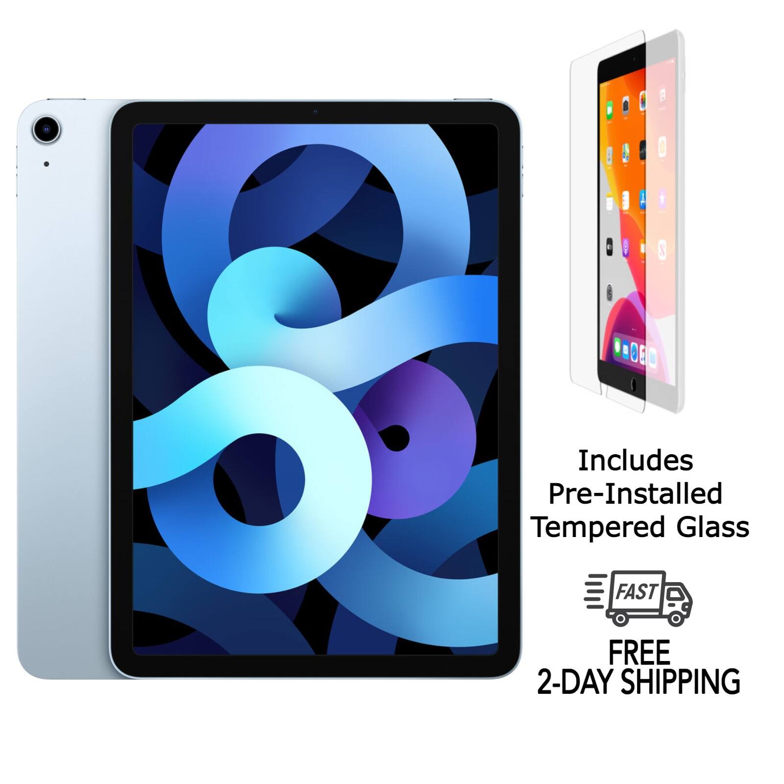 Apple Refurbished Excellent iPad Air 4 A2316 (WiFi) 256GB w/ Pre ...