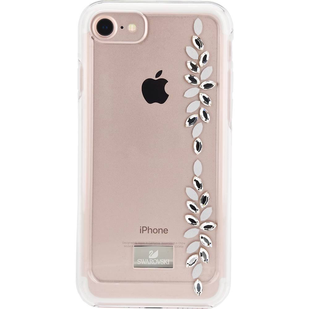Best Buy: Swarovski Garden Hard Shell Case for Apple® iPhone® 7 Silver ...