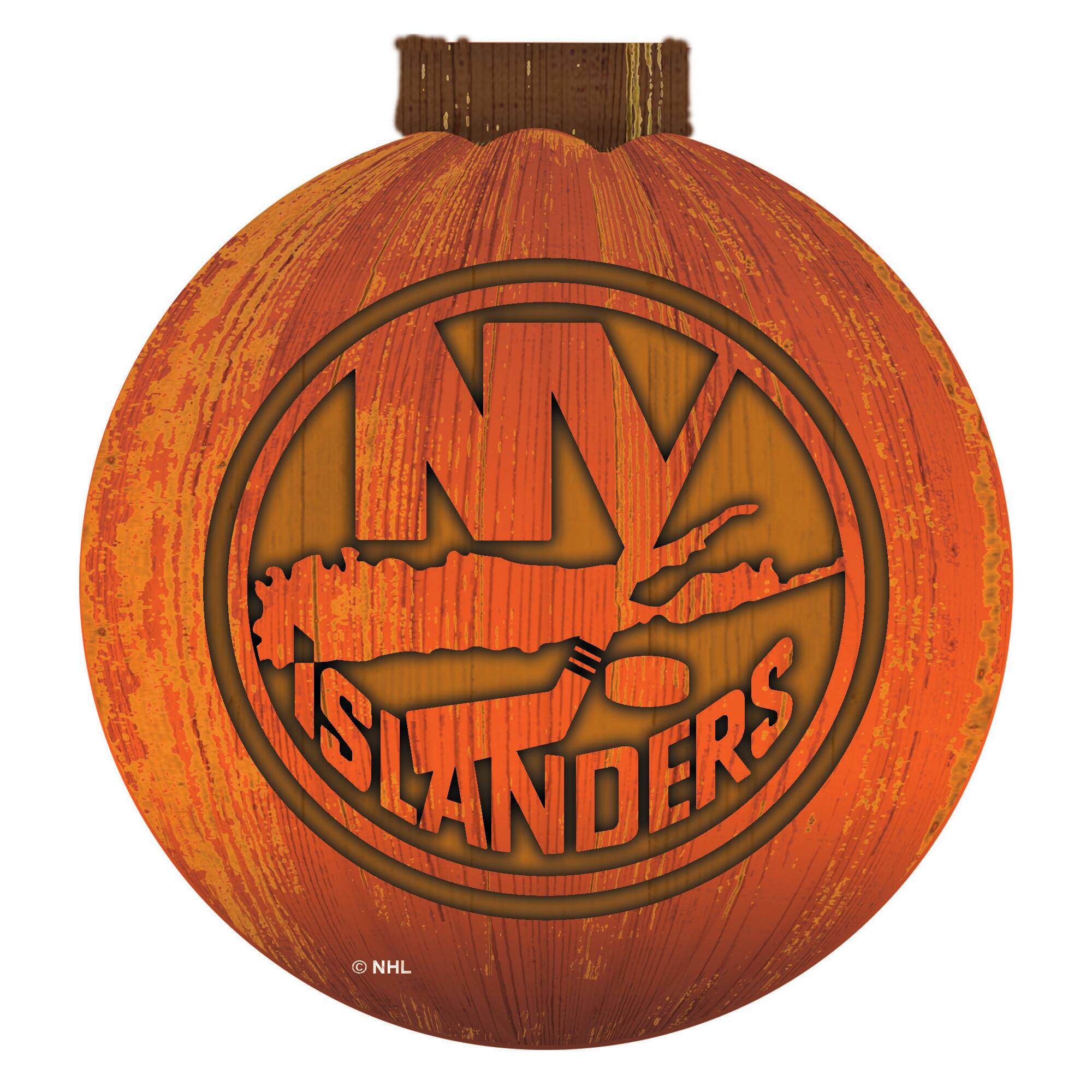 Fan Creations New York Islanders 12'' Pumpkin Sign Orange 5038192 ...
