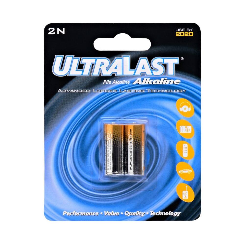 Best Buy: UltraLast Alkaline N Batteries (2-Pack) ULA2N
