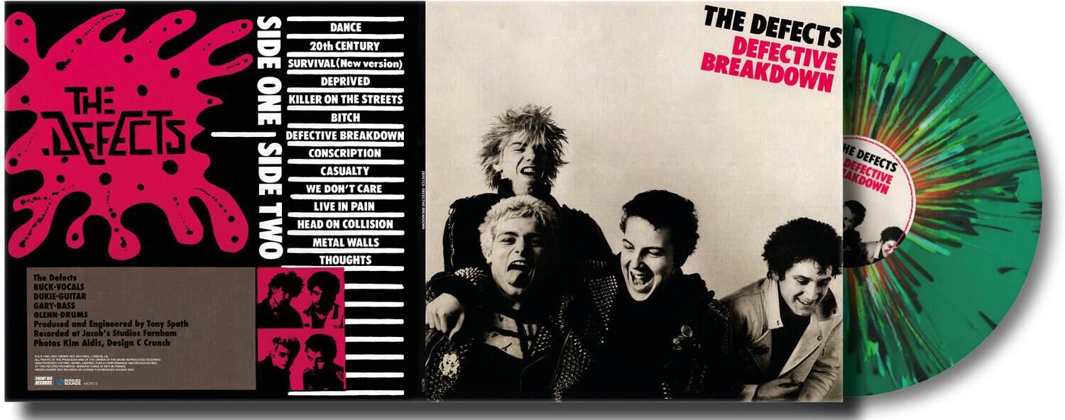 The Defects Defective Breakdown Splatter Green Vinyl VINYL LP - Best Buy