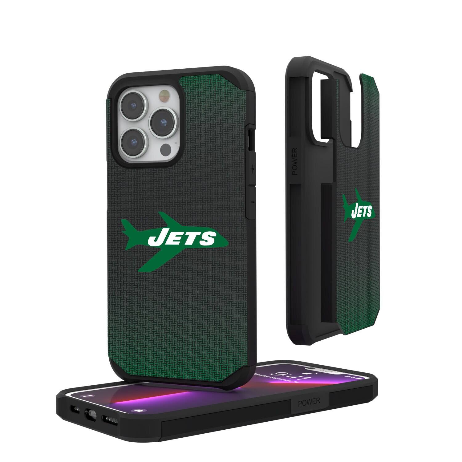 Keyscaper NFL New York Jets Linen Logo iPhone Rugged Case 16 Pro Max ...
