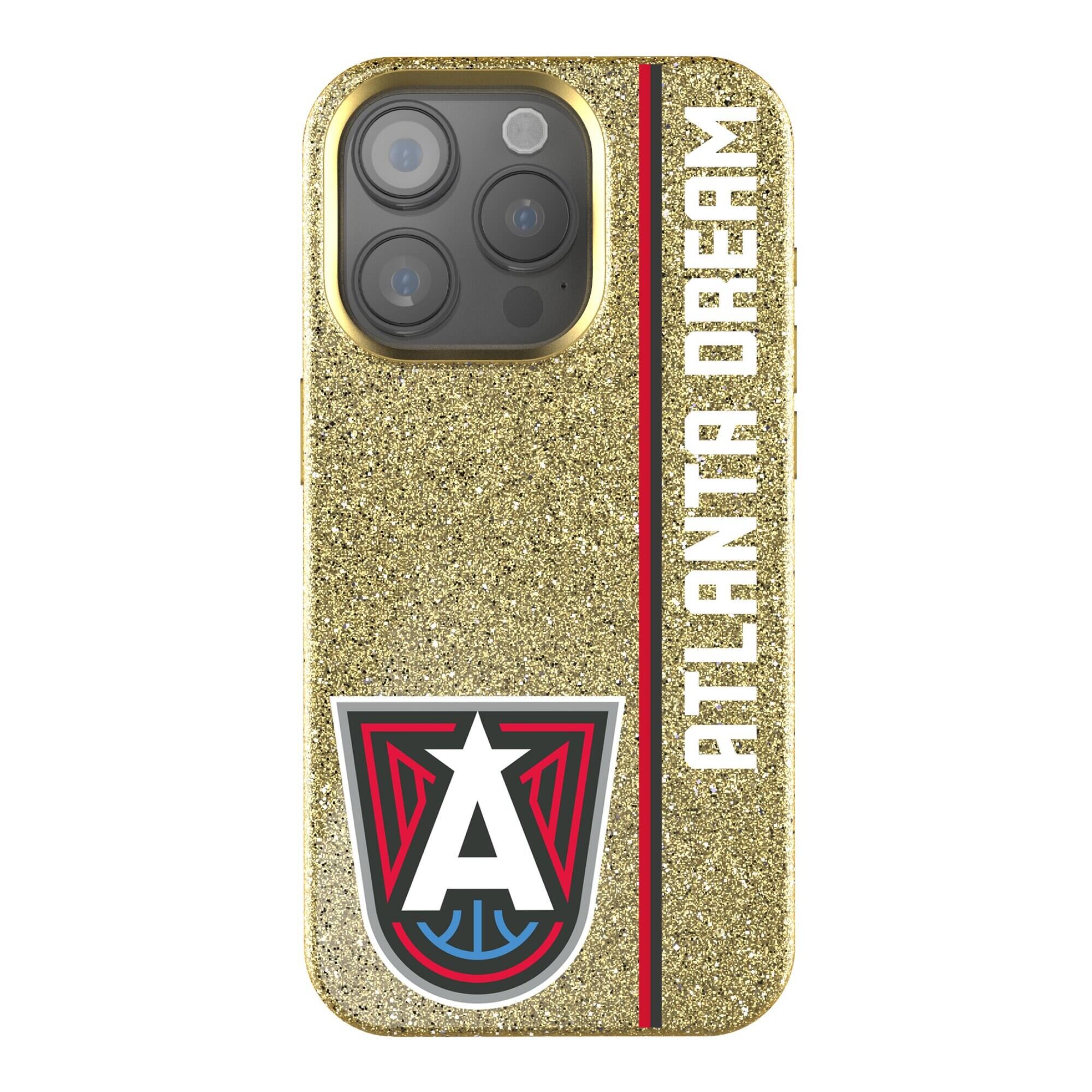 Keyscaper WNBA Atlanta Dream Sidebar Bling iPhone Case 14 Plus Gold ...