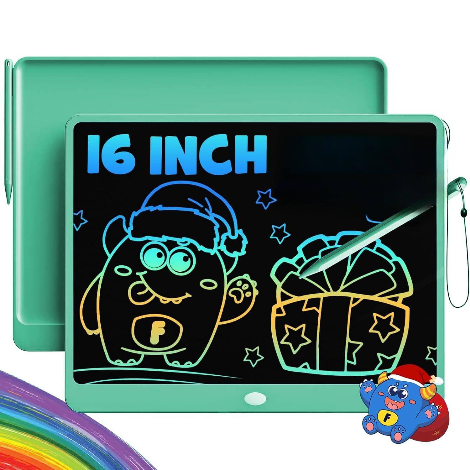 EZTW1 Lcd Writing Tablet For 10 inch Coloring Drawing Pad Mess Free ...