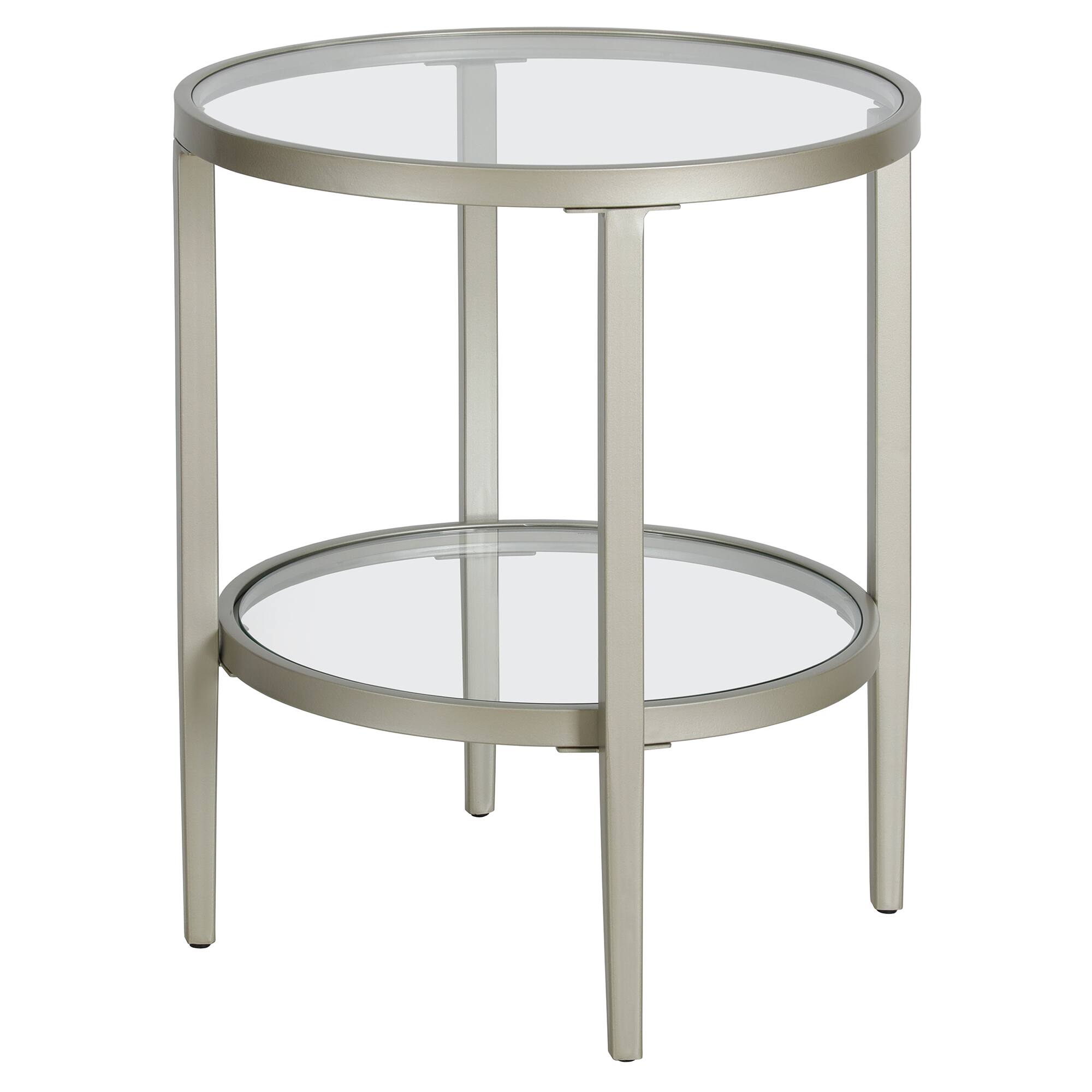 Customer Reviews: Camden&Wells Hera Round Side Table Satin Nickel ST1627 - Best Buy