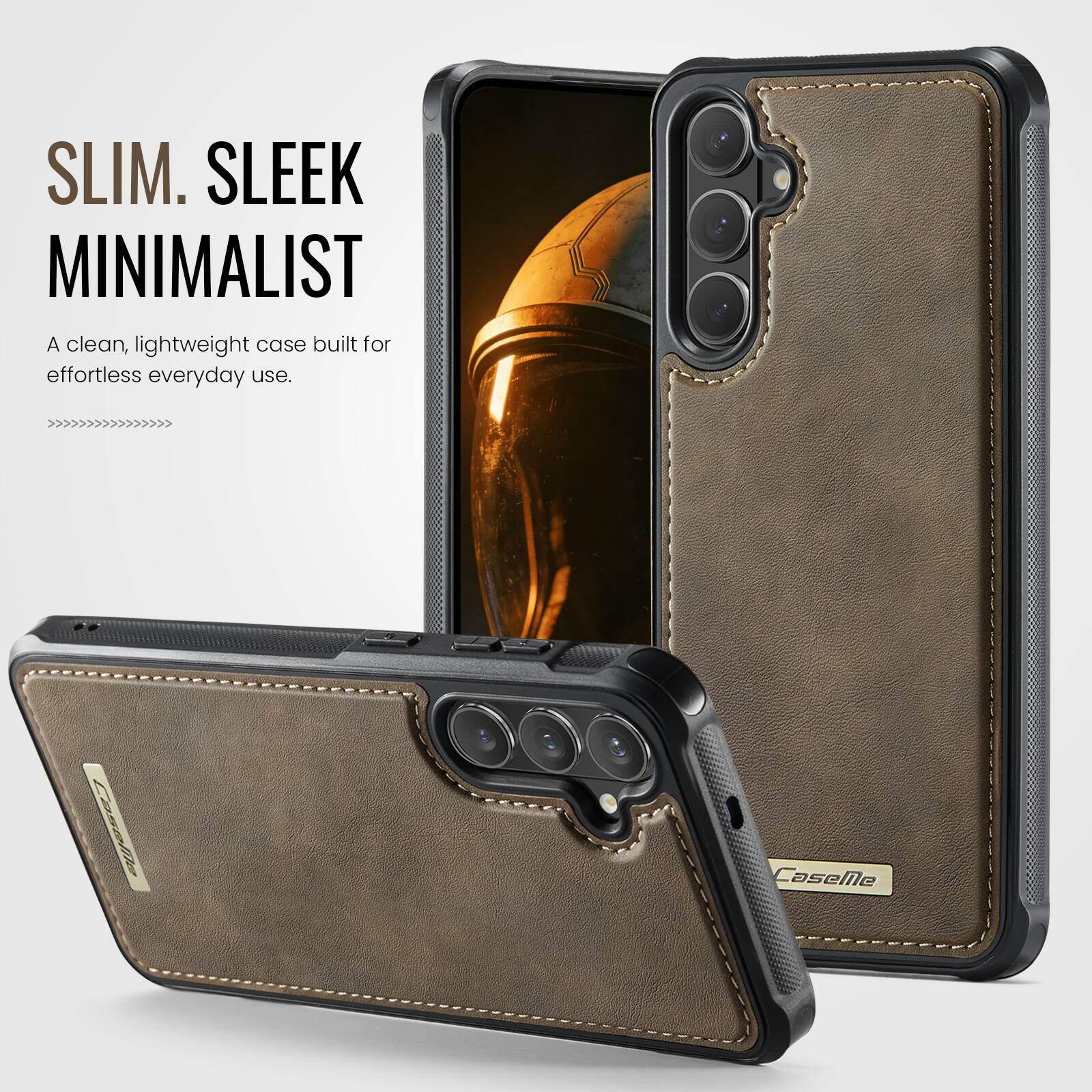 Dteck PU Leather Texture Case for Samsung Galaxy S26, Elegant Slim ...