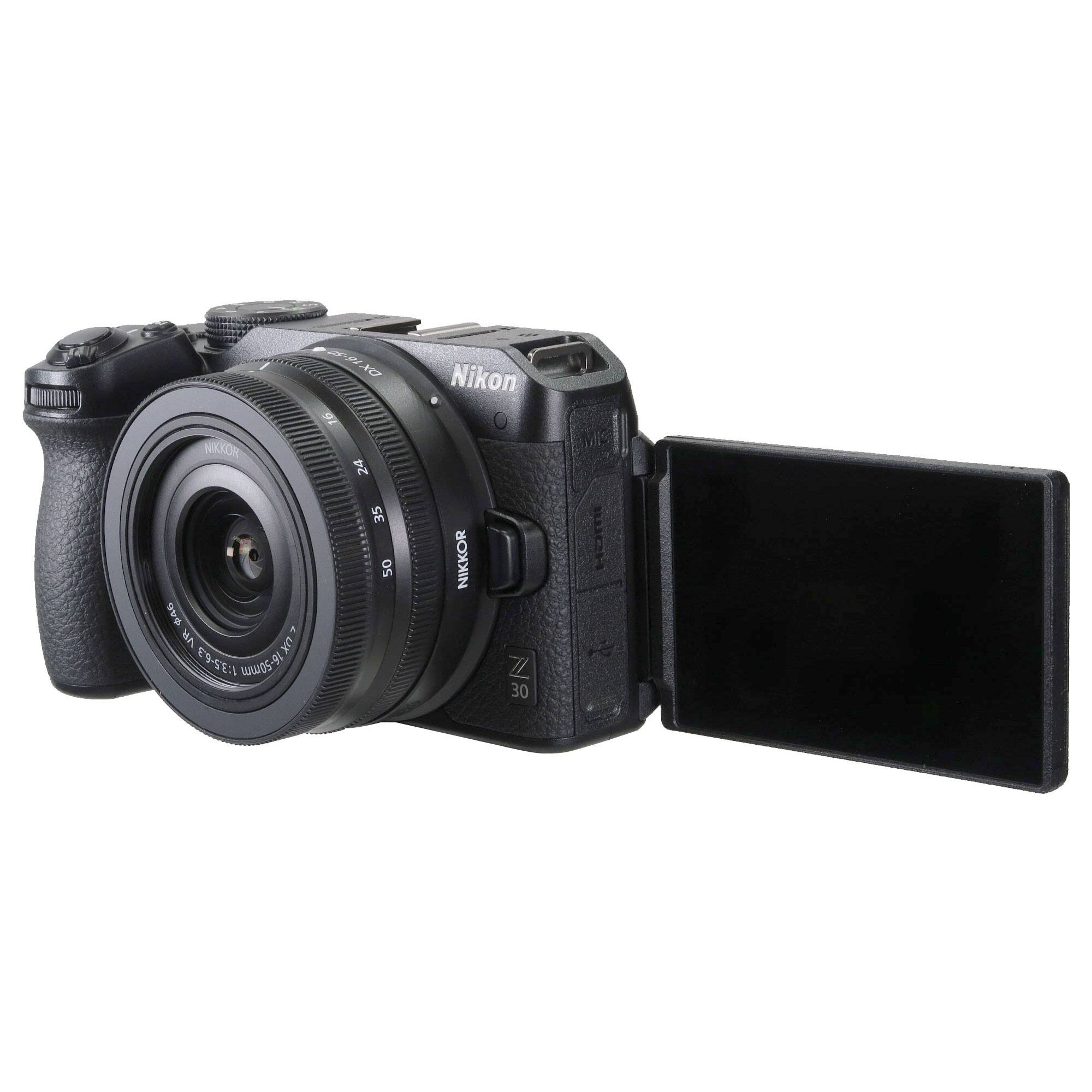 Nikon Z30 Mirrorless Camera with DX 16 50mm Lens + Sandisk Ultra 128GB ...