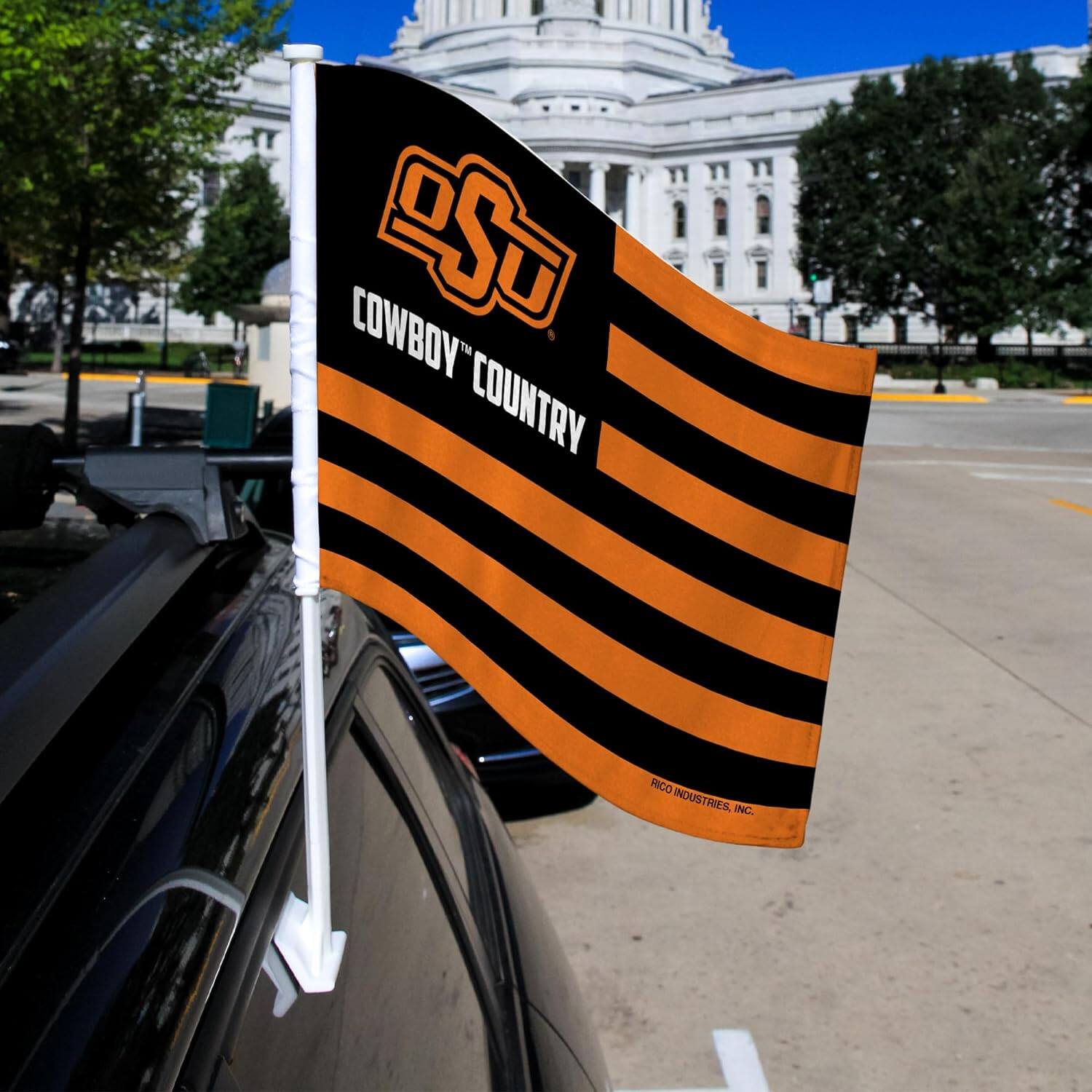 Rico Industries Oklahoma State Cowboys Country 11x14 Window Mount 2 ...