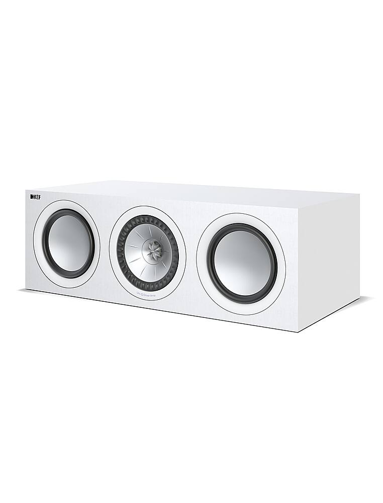 KEF Q Series 6.5" 2.5 Way Center Channel Speaker Satin White Q650CWH - Open Box - Best Buy