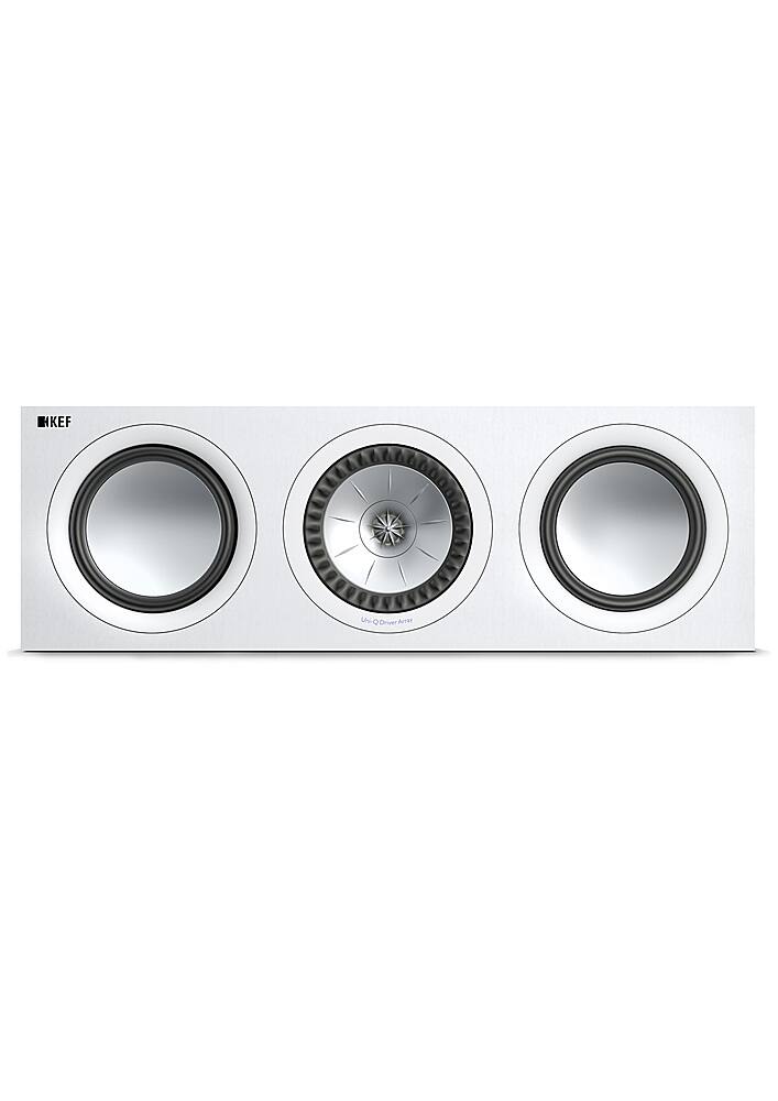 KEF Q Series 6.5" 2.5 Way Center Channel Speaker Satin White Q650CWH - Open Box - Best Buy