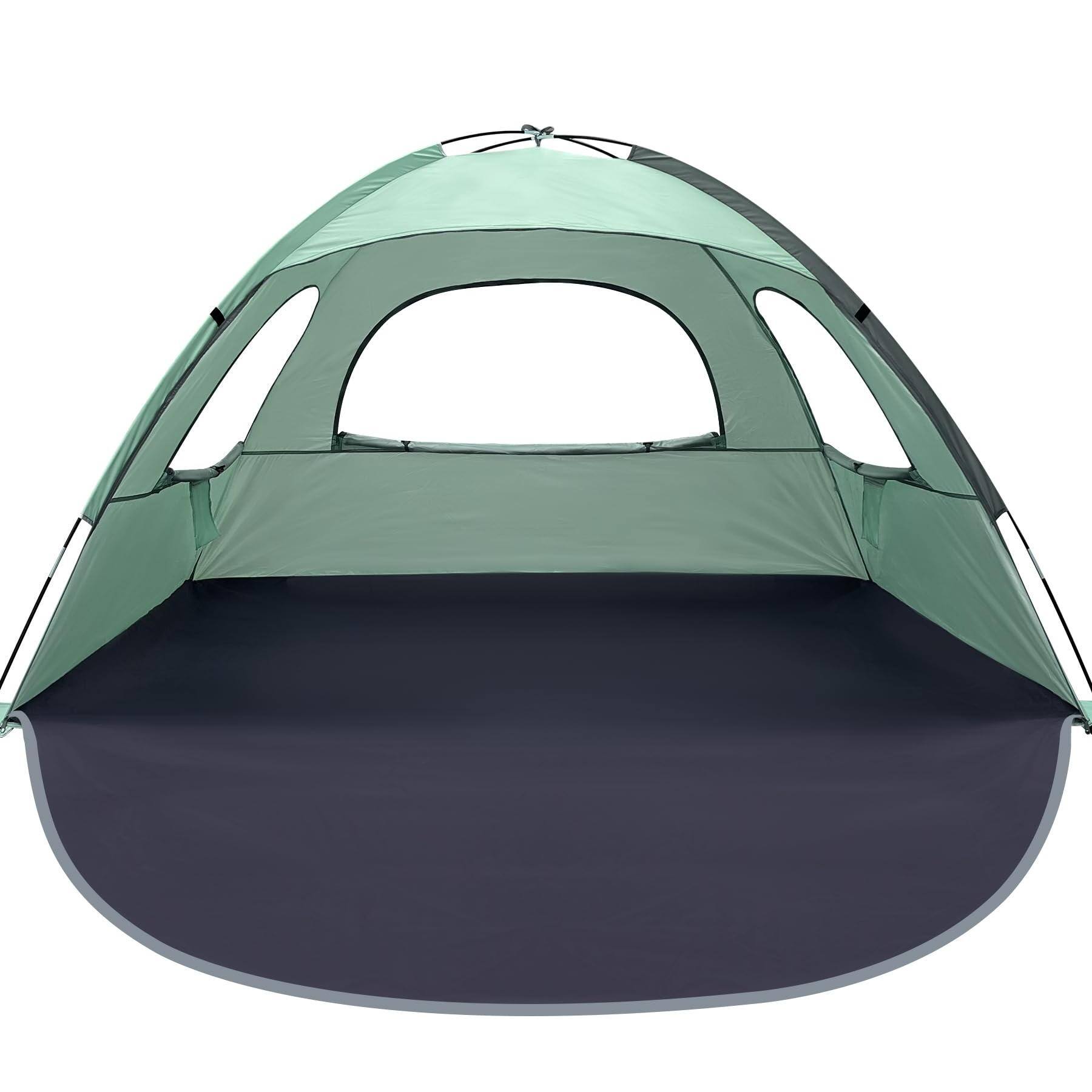 Paradigms Interiors Beach Tent Anti uv Portable Sun Shade Shelter For Extendable Floor With Mesh ...