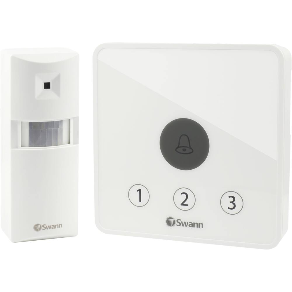 Best Buy: Swann Wireless Home Security System White SWADS-ALARMK-GL