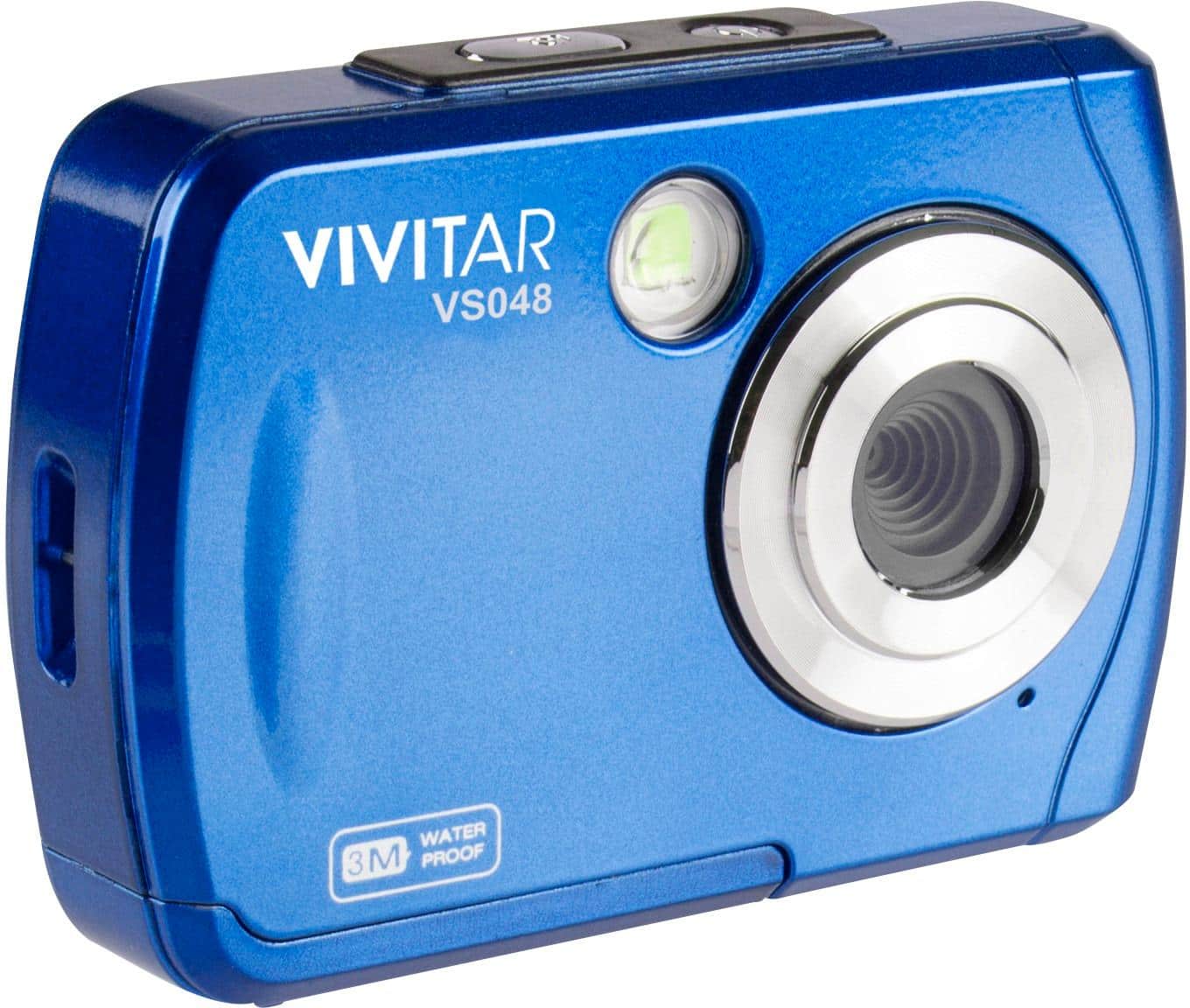 Best Buy: Vivitar VS048 16.0-Megapixel Waterproof Digital Camera Blue ...