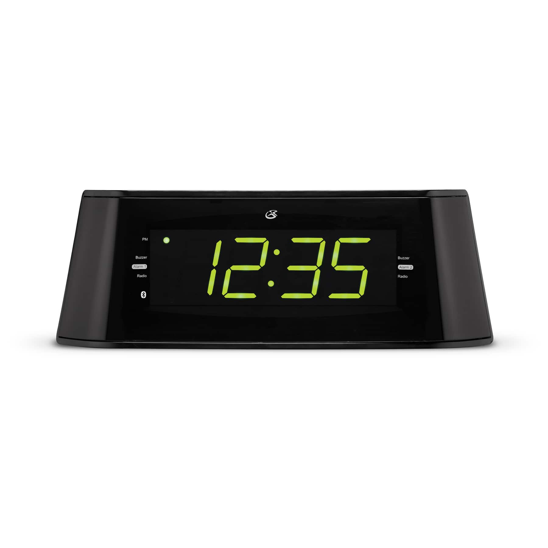 Best Buy: GPX Bluetooth CD Clock Radio Black CB360B