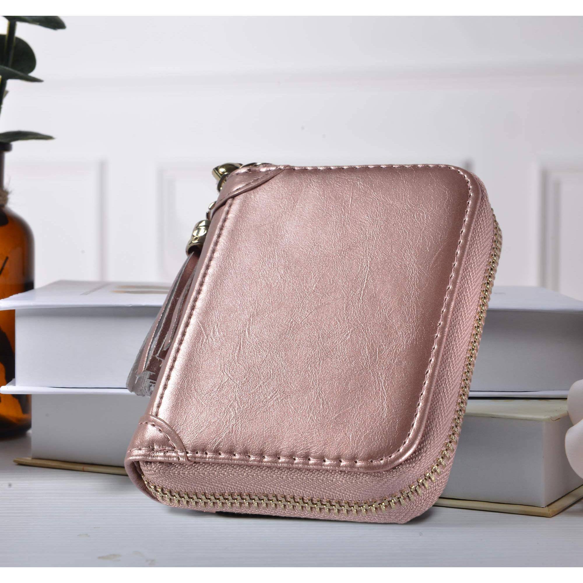 Jadie Link Womens Credit Card Holder Wallet Rfid Leather Small Case ...