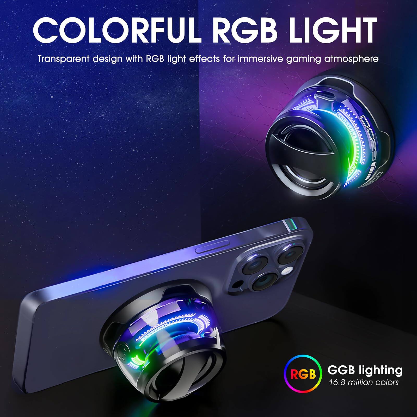 Cozy Serene Light Magnetic Speakers Small With Multi rgb Color Light And Phone Holder For Metal ...