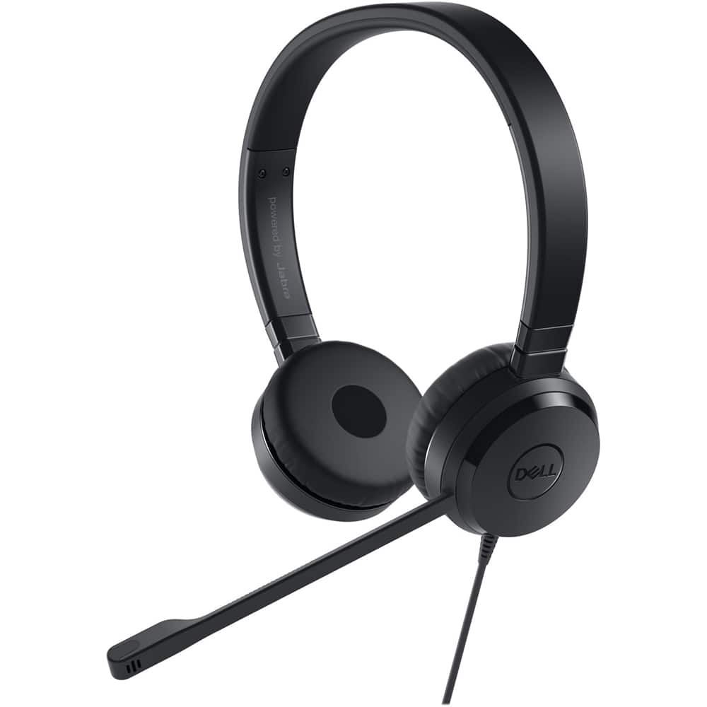 Best Buy: Dell Pro Stereo Headset UC350 On-Ear Headphones Black 750AAVM