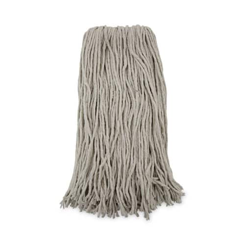 Boardwalk - Premium Cut-End Wet Mop Heads, Cotton, 20oz, White, 12 ...
