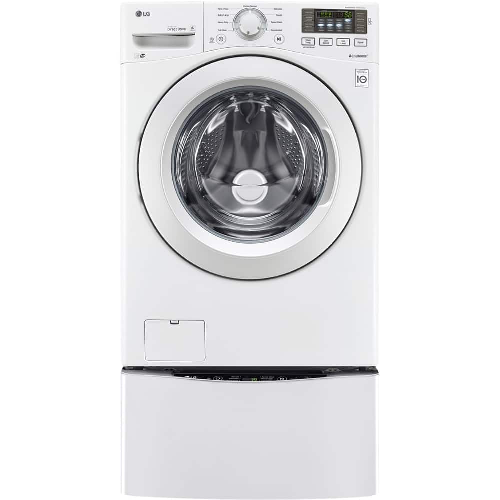 LG 4.5 Cu. Ft. 10 Cycle Front Loading Washer WM3180CW - Best Buy