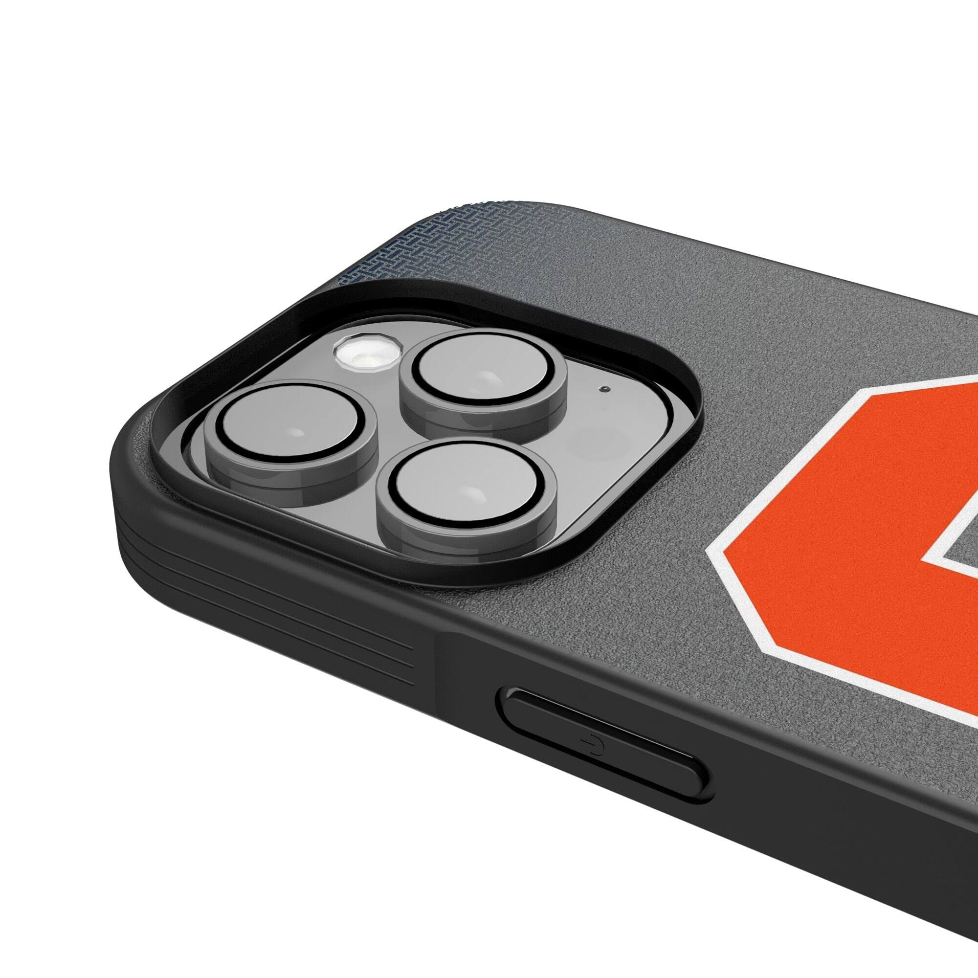 Keyscaper NCAA Syracuse Orange Linen Logo iPhone Bump Case 15 Plus ...