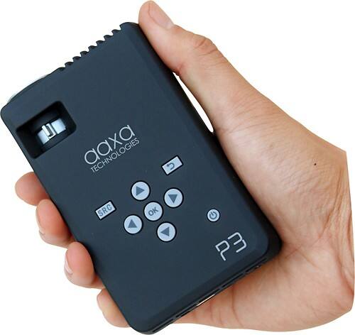 Customer Reviews: AAXA P3 WSVGA LCOS Pico Pocket Projector Soft Black ...