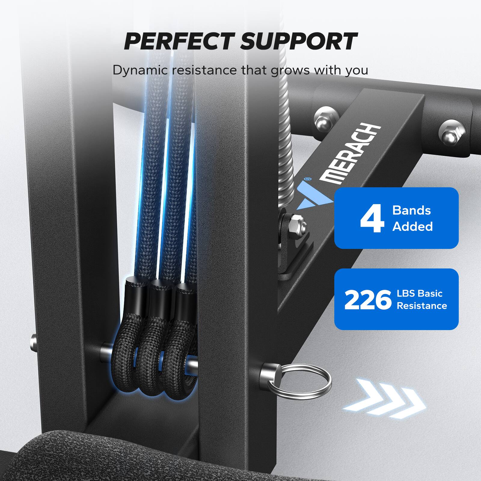 MERACH New Deep Squat Workout Machine Adjustable Glutes Trainer ...