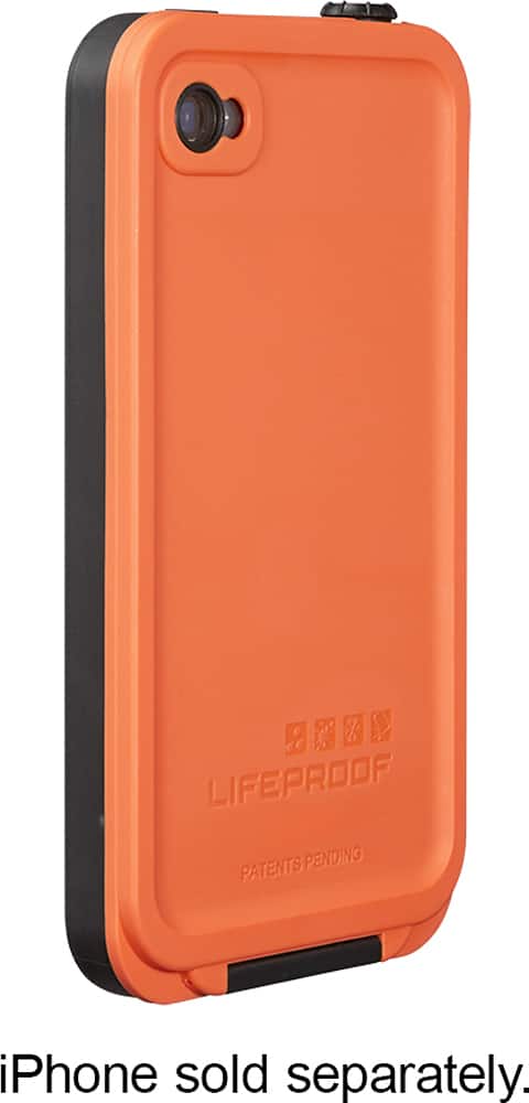 Best Buy: LifeProof Case for Apple® iPhone® 4 and 4S Orange LPIPH4CS02OR