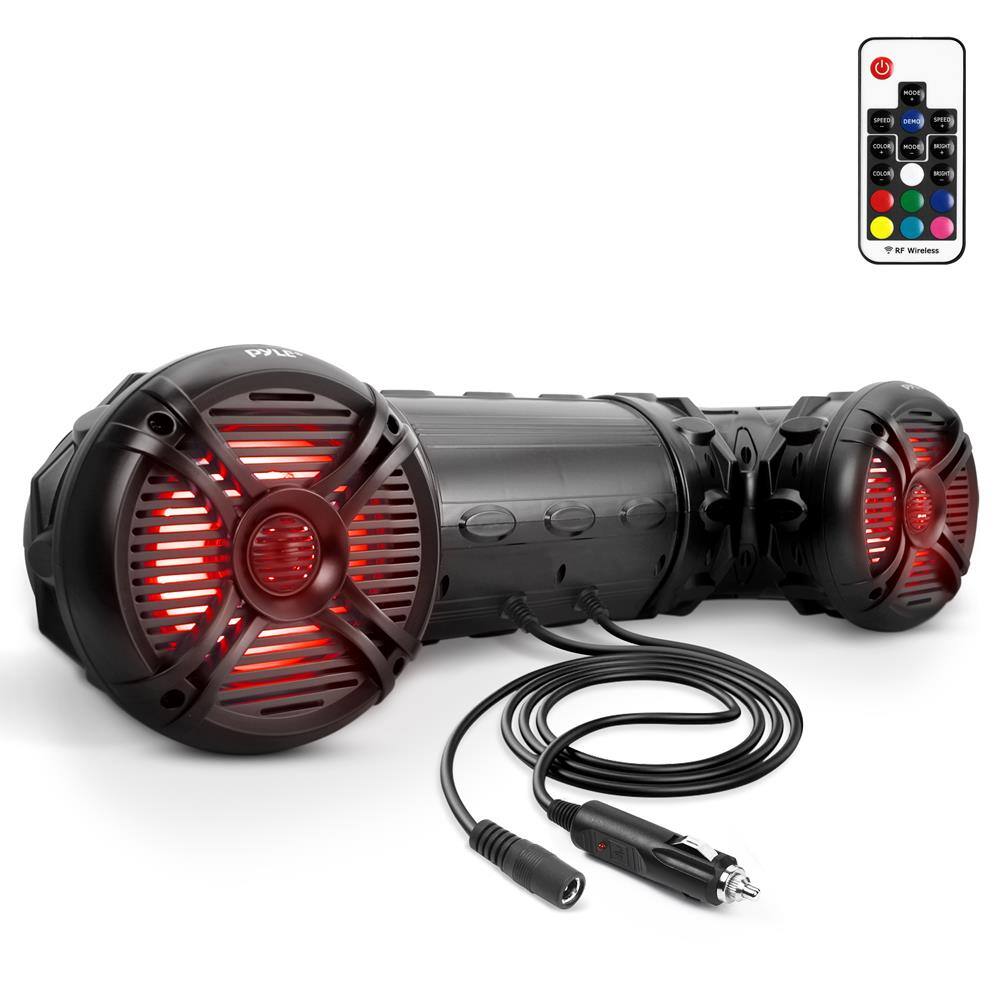 Pyle Marine ATV Powered Speakers 4.0 Wireless Bluetooth, 1000Watt ...