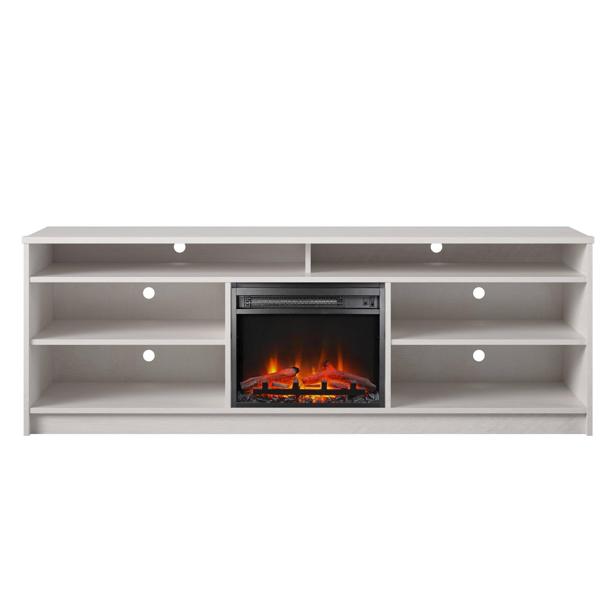 Best Buy: Ameriwood Home Hendrix 75" TV Stand with Electric Fireplace ...