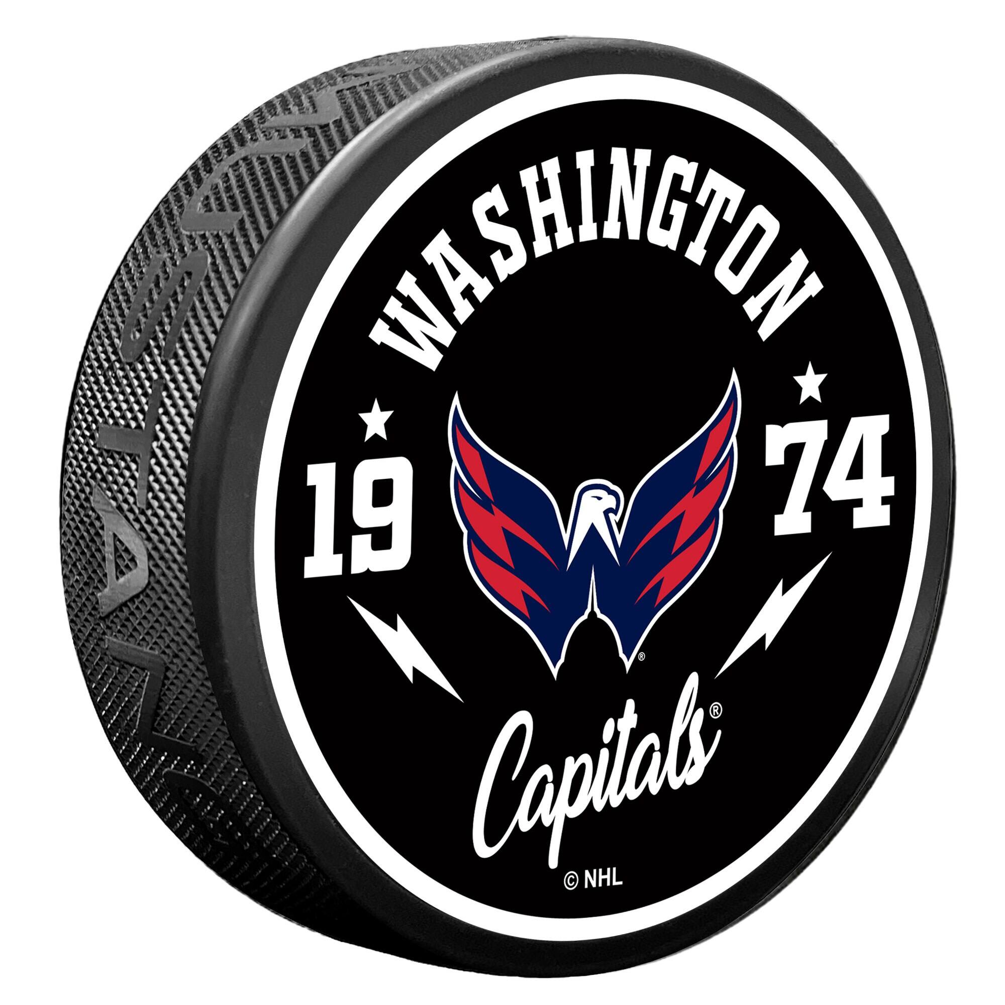 Mustang Drinkware Washington Capitals Bolt Hockey Puck Multicolor ...