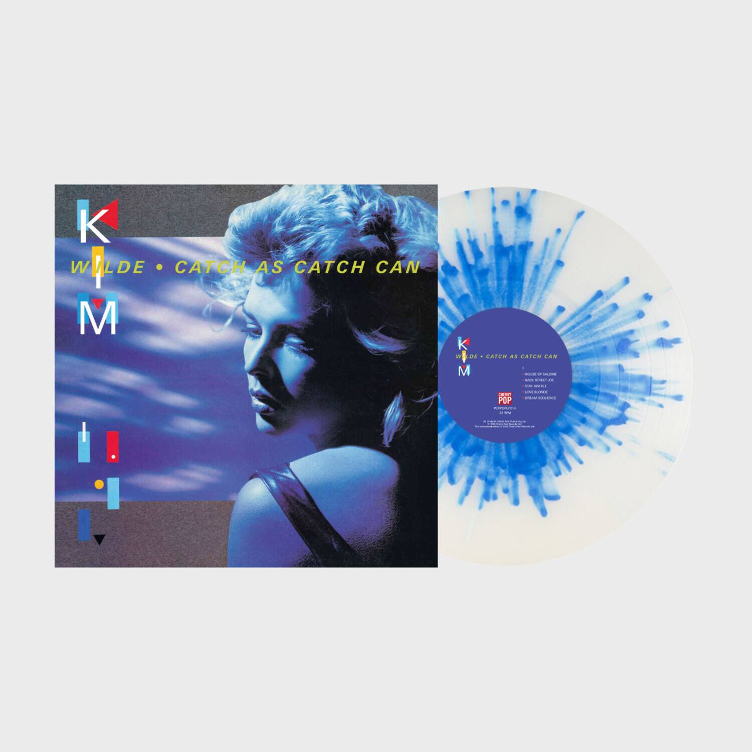 Kim Wilde Catch As Catch Can (Clear with Black Splatter Vinyl) VINYL LP ...
