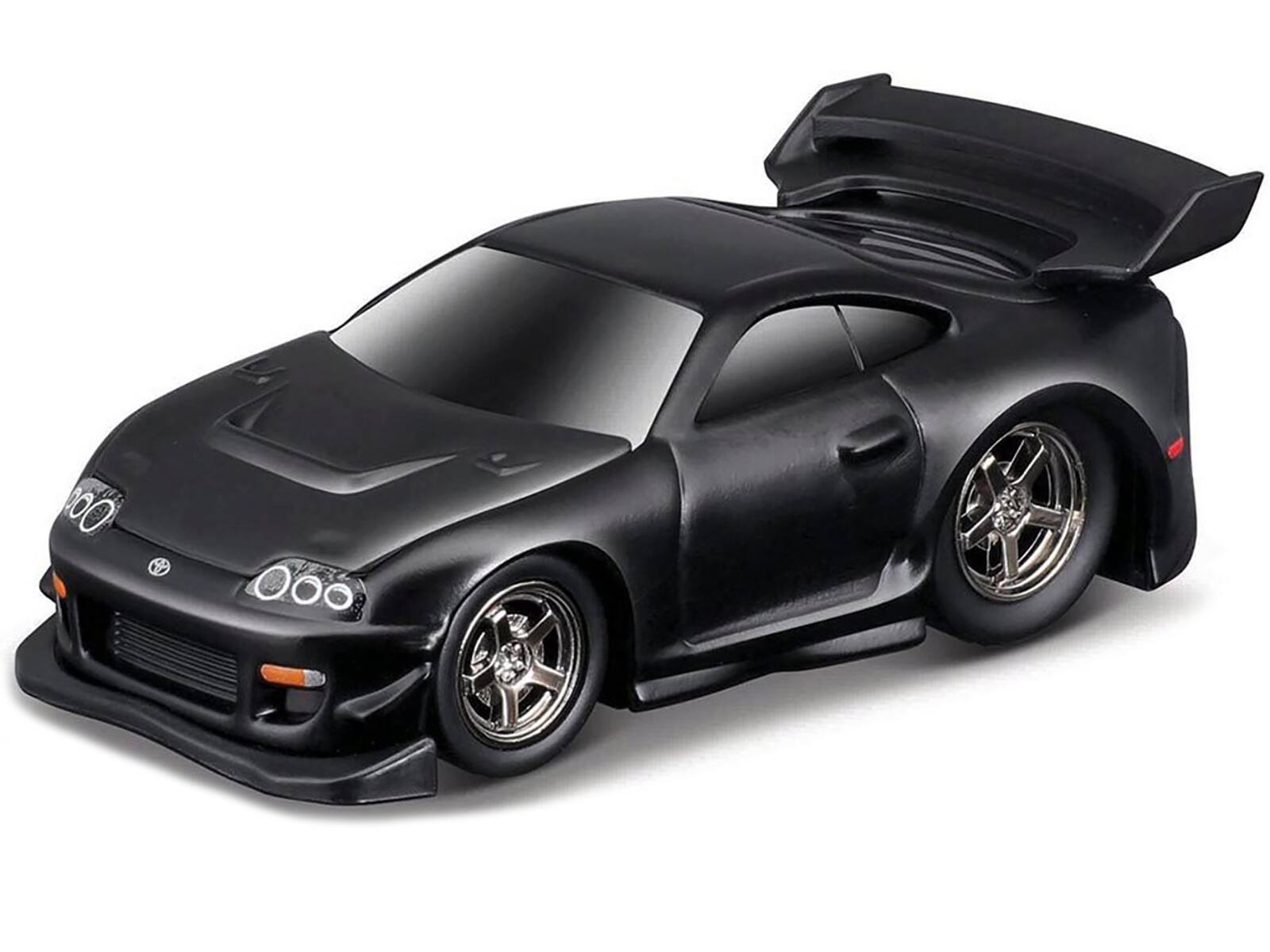 1995 97 Toyota Supra (MK4) Matt Black 1/64 Diecast Model Car by Muscle ...