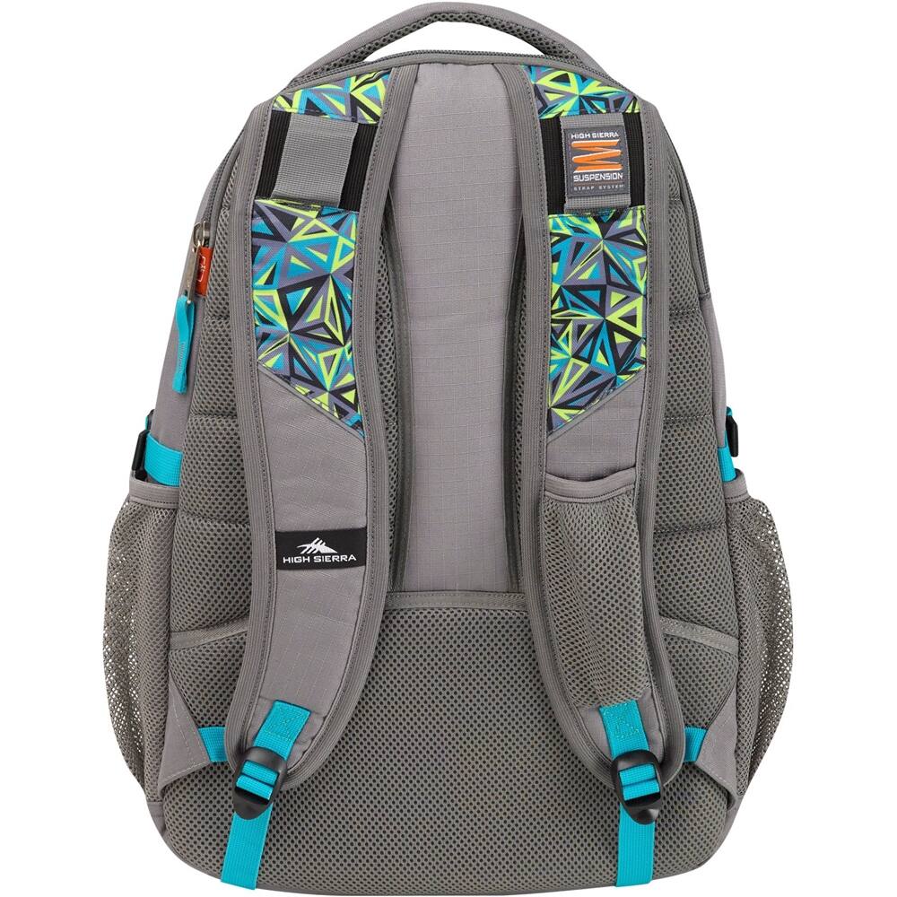 Best Buy: High Sierra Laptop Backpack Charcoal/tropic teal/electric geo ...