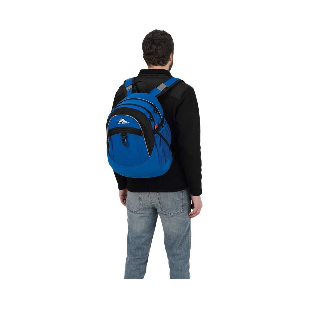 Best Buy: High Sierra FAT BOY Backpack Black/vivid blue 64020-0688