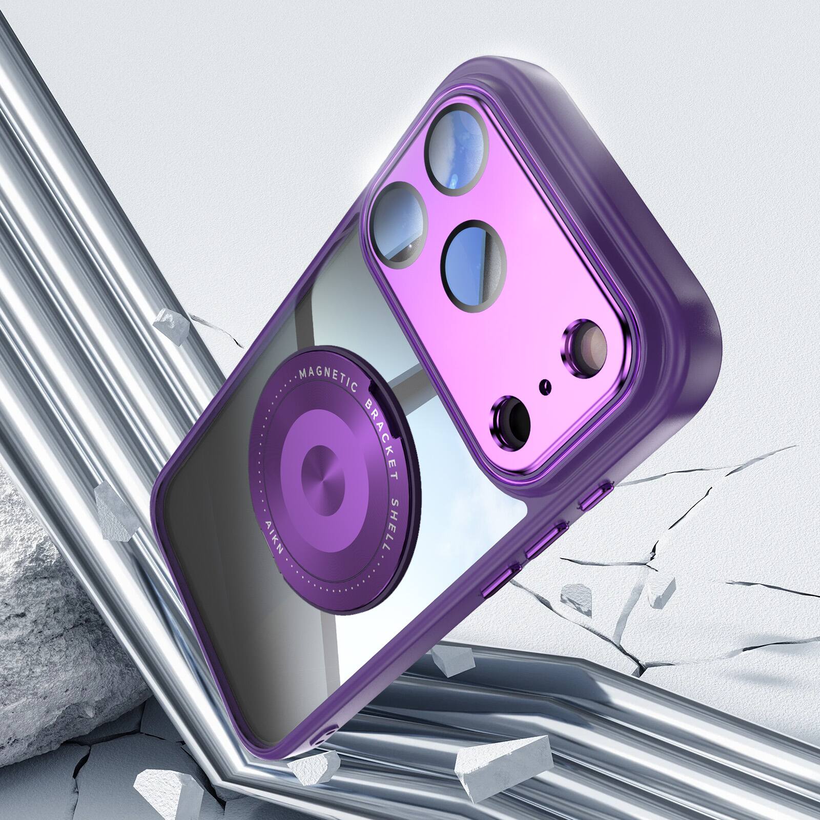 Dteck Magnetic Case for Apple iPhone 17 Pro with Built in Lens ...