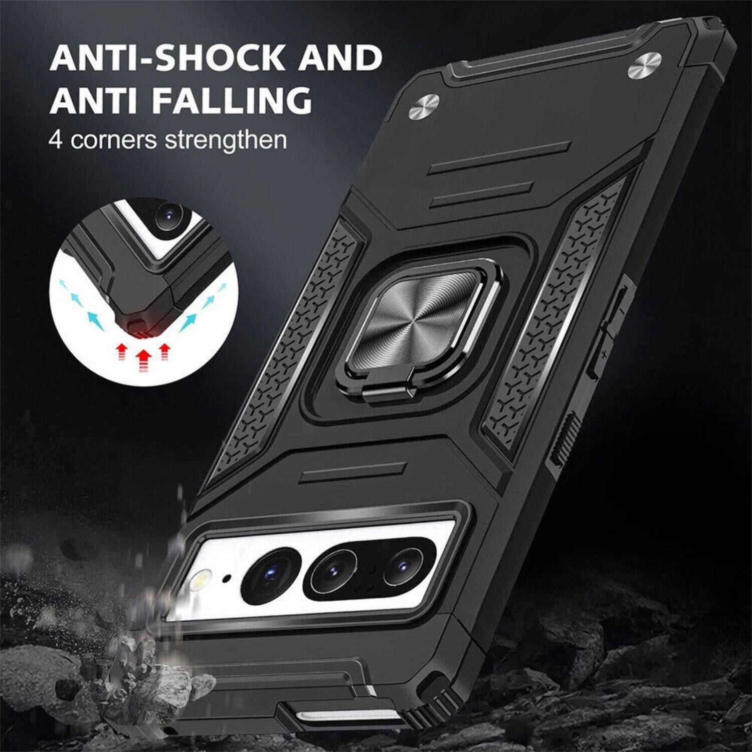 Stock Preferred Heavy Duty Armor Case with 360° Ring Kickstand for ...