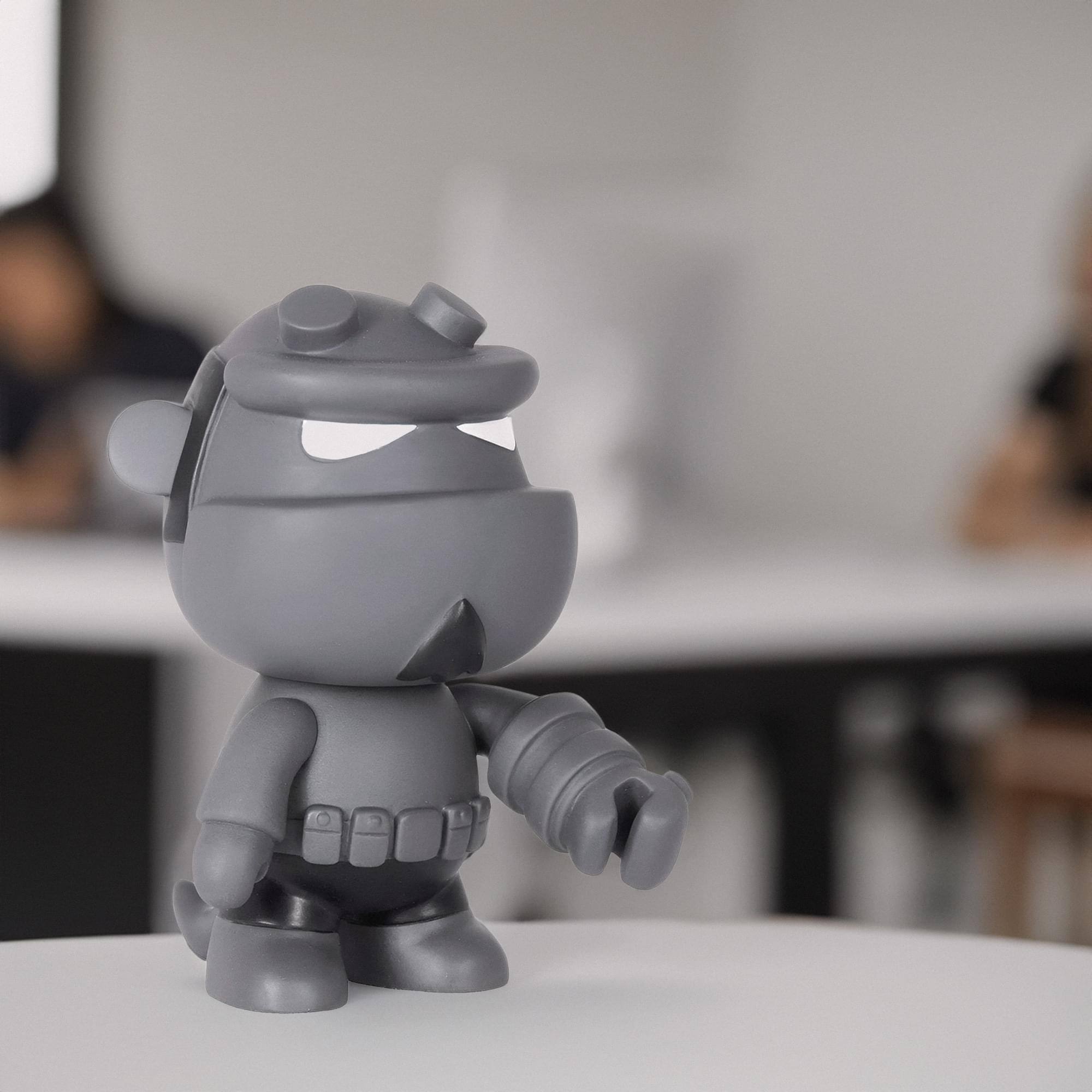 Dark Horse Comics Hellboy 5" Qee Figure Grey Monotone Hellboy Gray ...