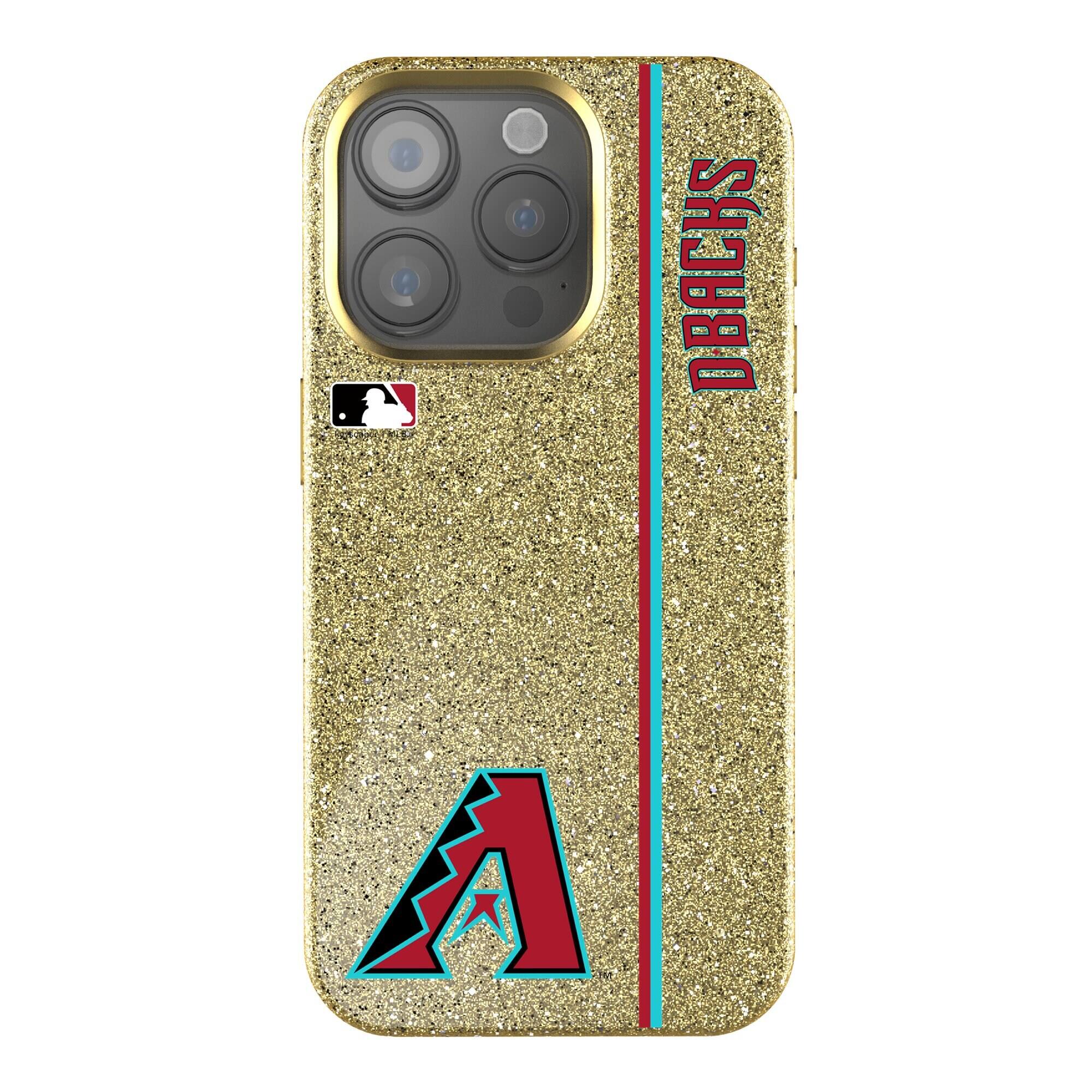 Keyscaper MLB Arizona Diamondbacks iPhone Bling Case 16 Plus Gold ...
