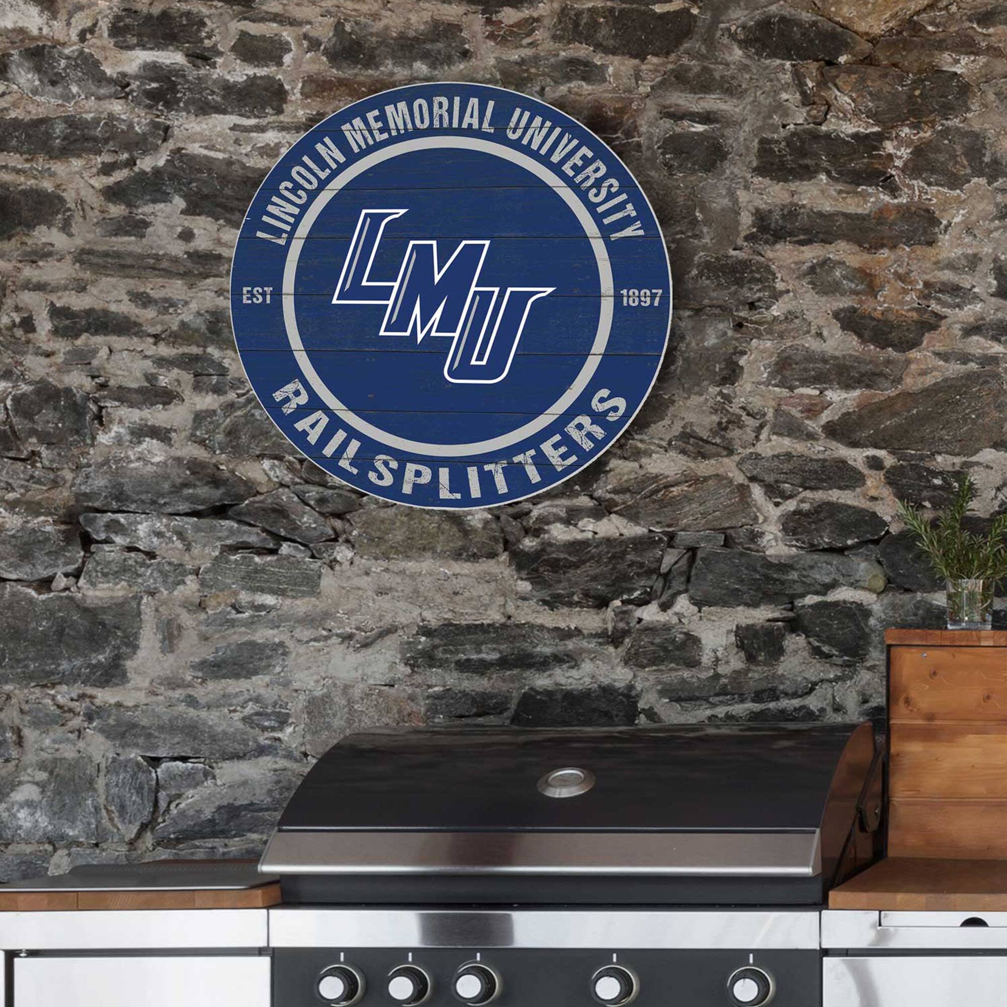 Jardine Lincoln Memorial Railsplitters 20'' x 20'' Indoor/Outdoor Team ...