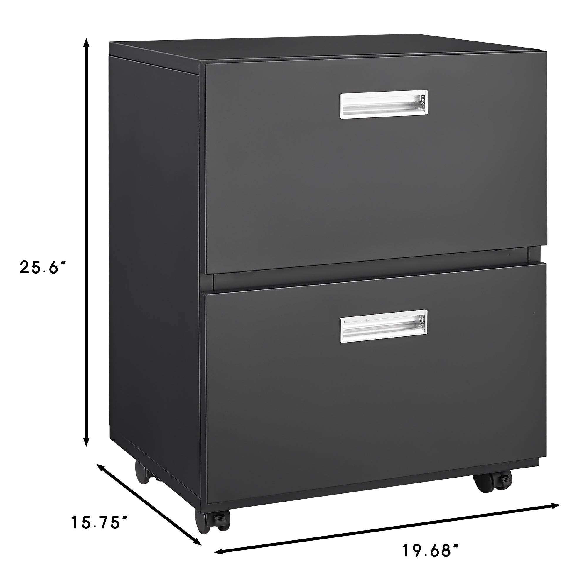 Boyel Living Office Furniture Copier Cabinet 2 Drawer Steel Copier ...