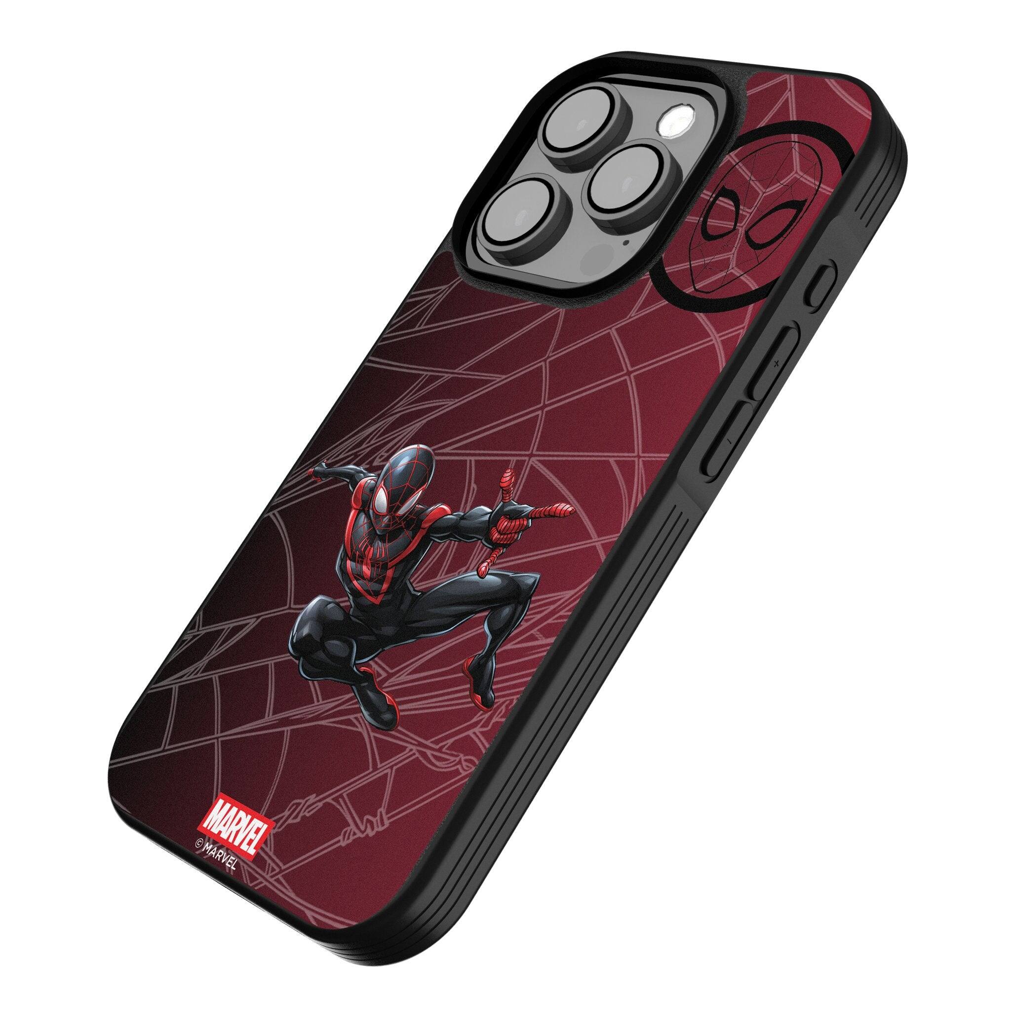 Keyscaper Marvel MechLine Bump Phone Case Apple iPhone 15 Pro Max Miles ...