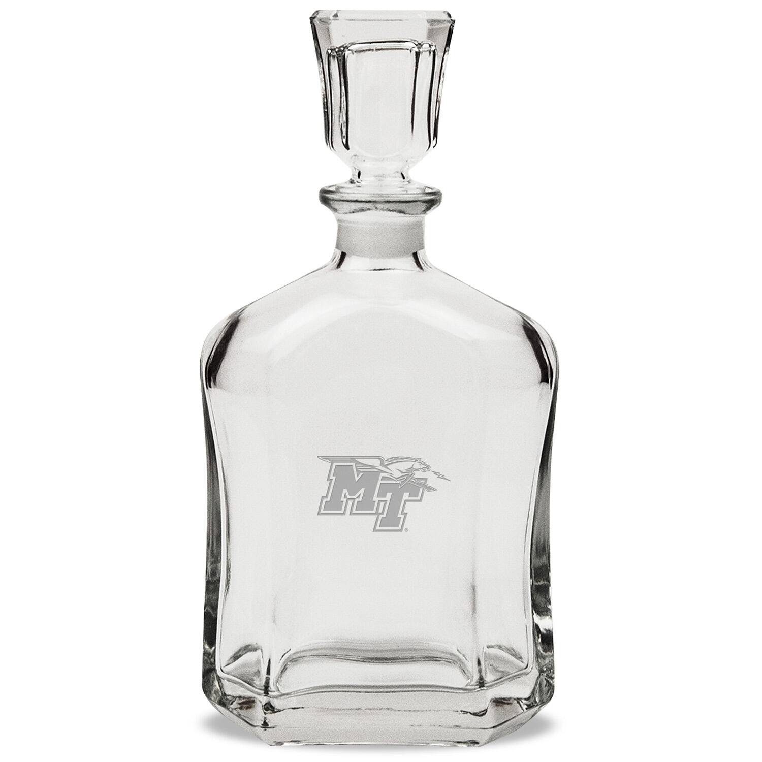 Jardine MTSU Blue Raiders 23.75oz. Crystal Whiskey Decanter Multicolor 4600417 - Best Buy