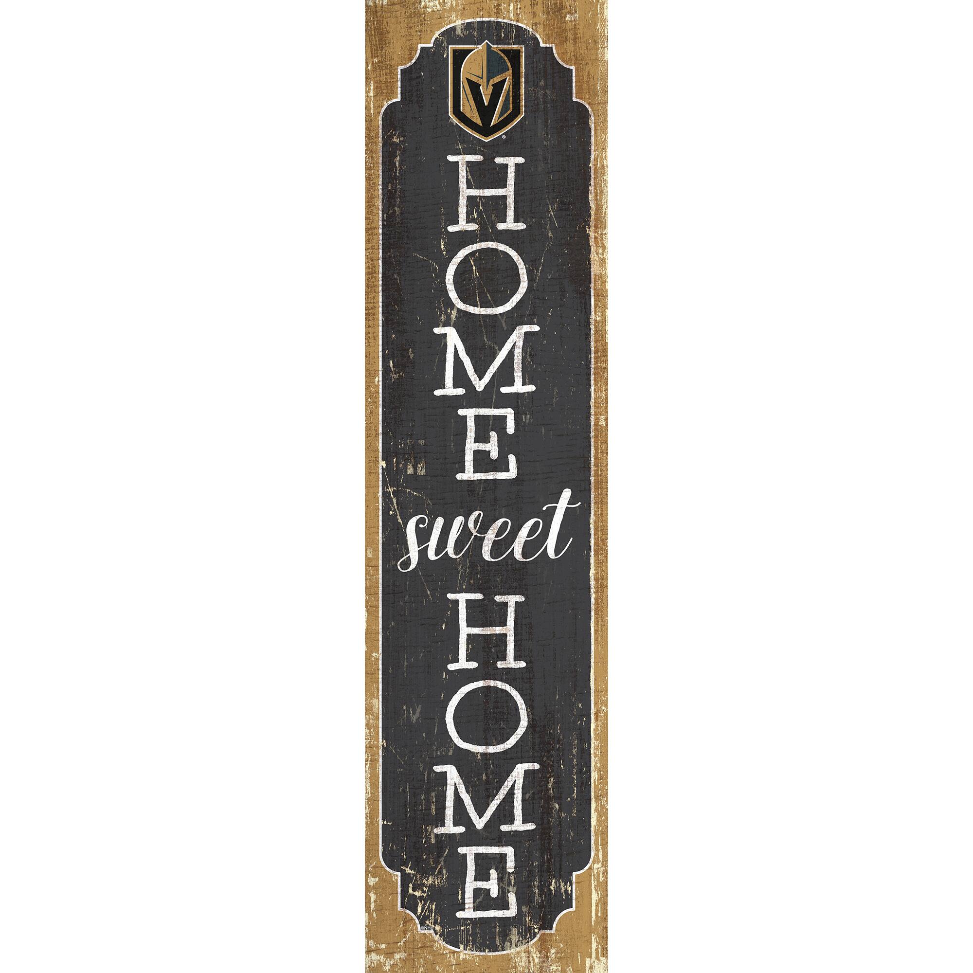Fan Creations Vegas Golden Knights 24" Home Sweet Home Leaner Sign ...