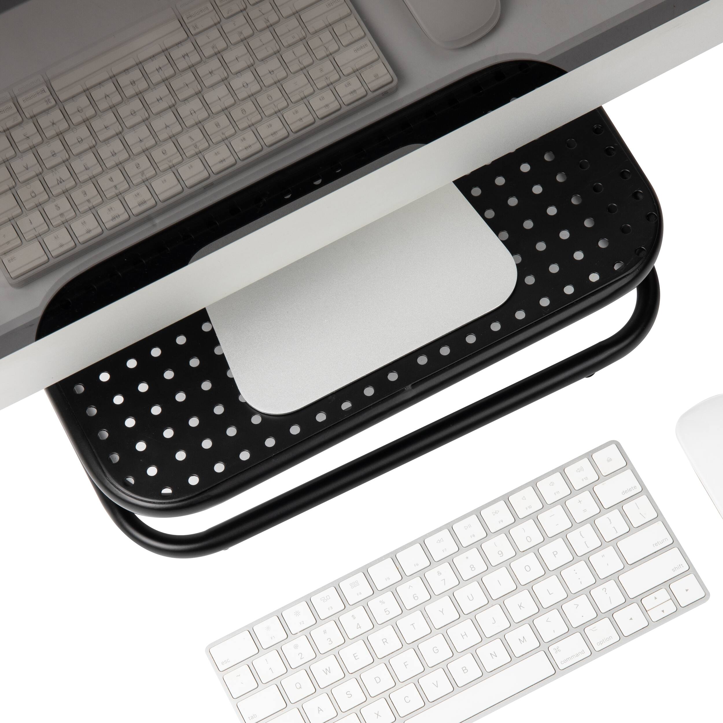 Customer Reviews: Mind Reader Metal Monitor Stand Riser Chord Black ...