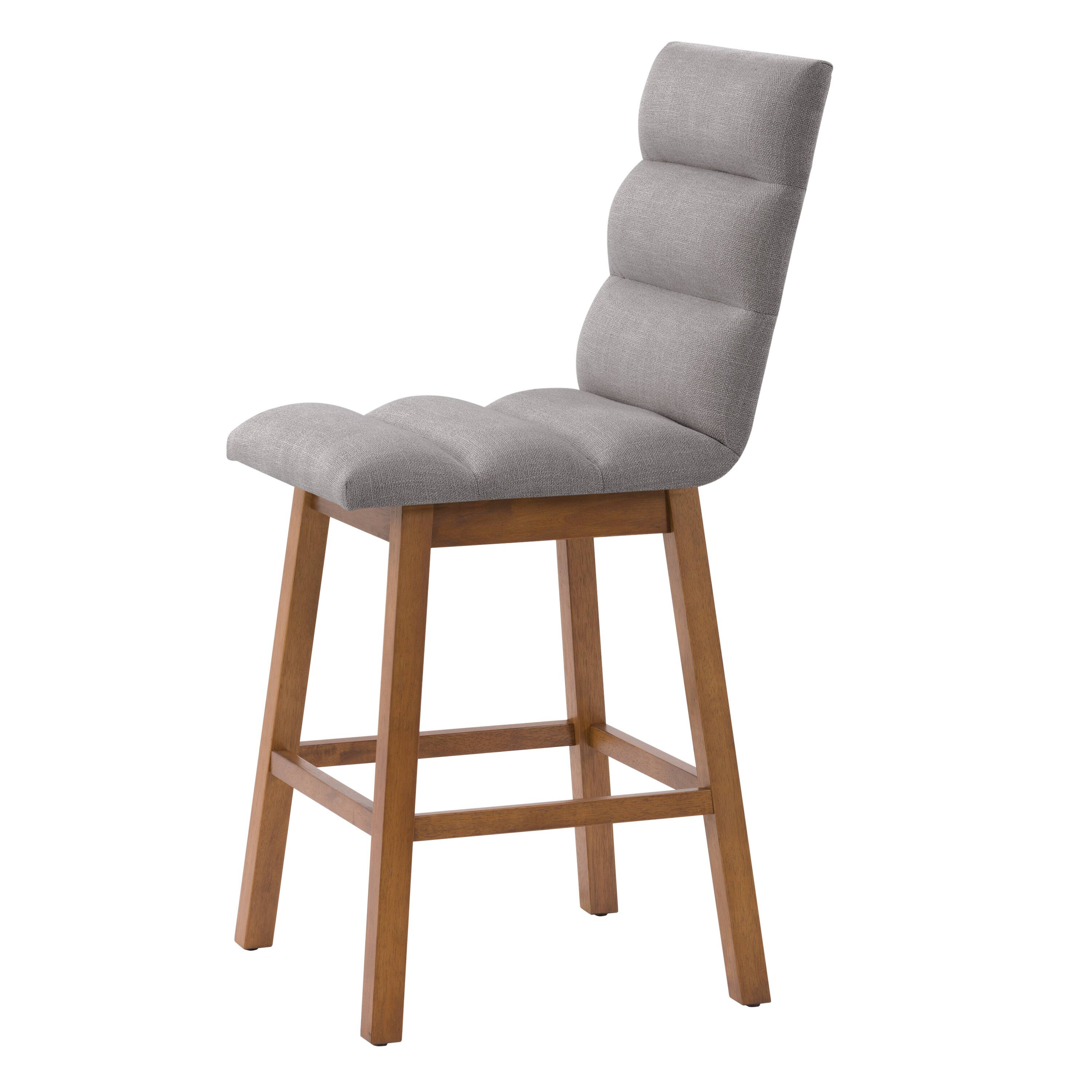 Best Buy: CorLiving Boston Channel Tufted Fabric Barstool (set of 2 ...