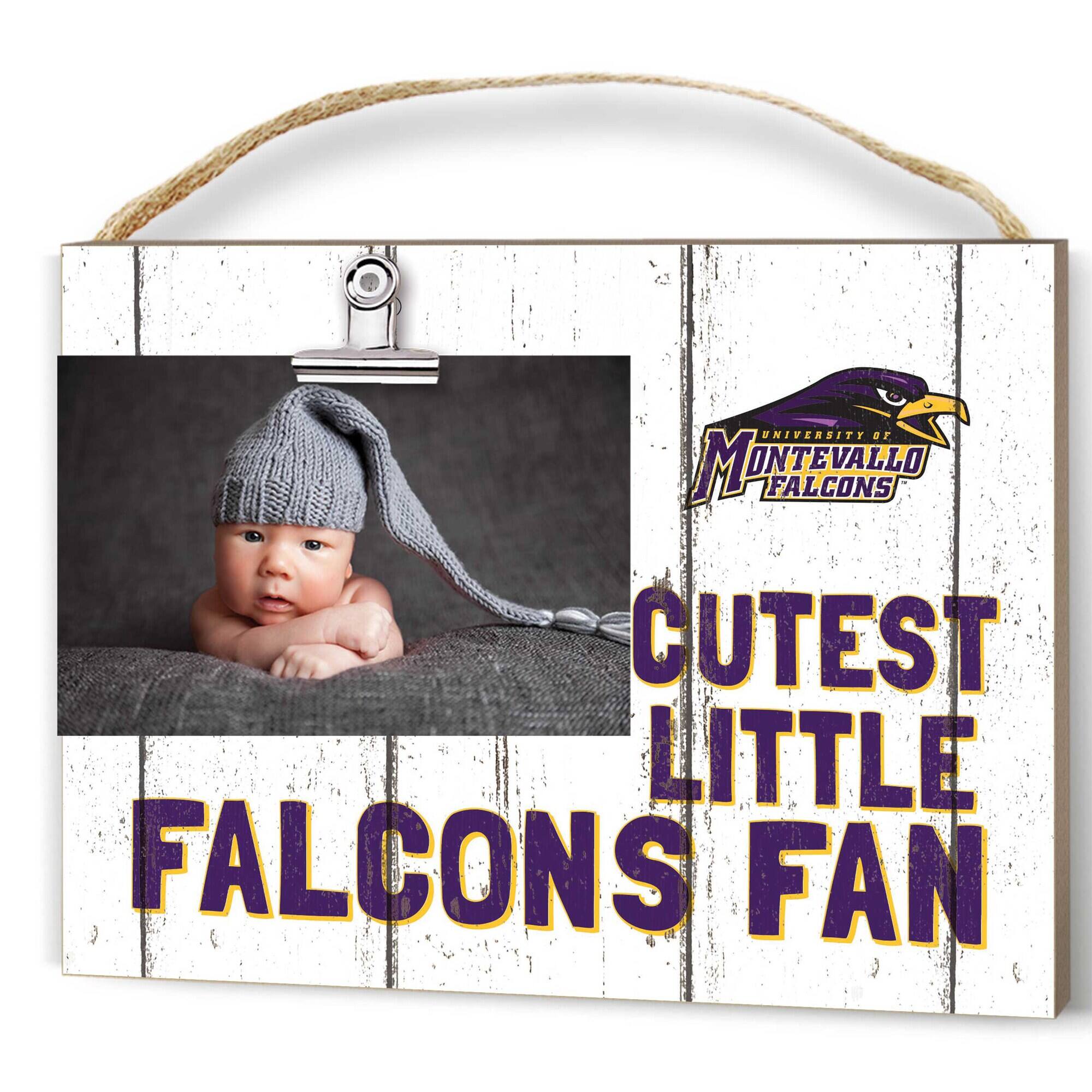 Jardine Montevallo Falcons 8'' x 10'' Cutest Little Weathered Logo Clip ...