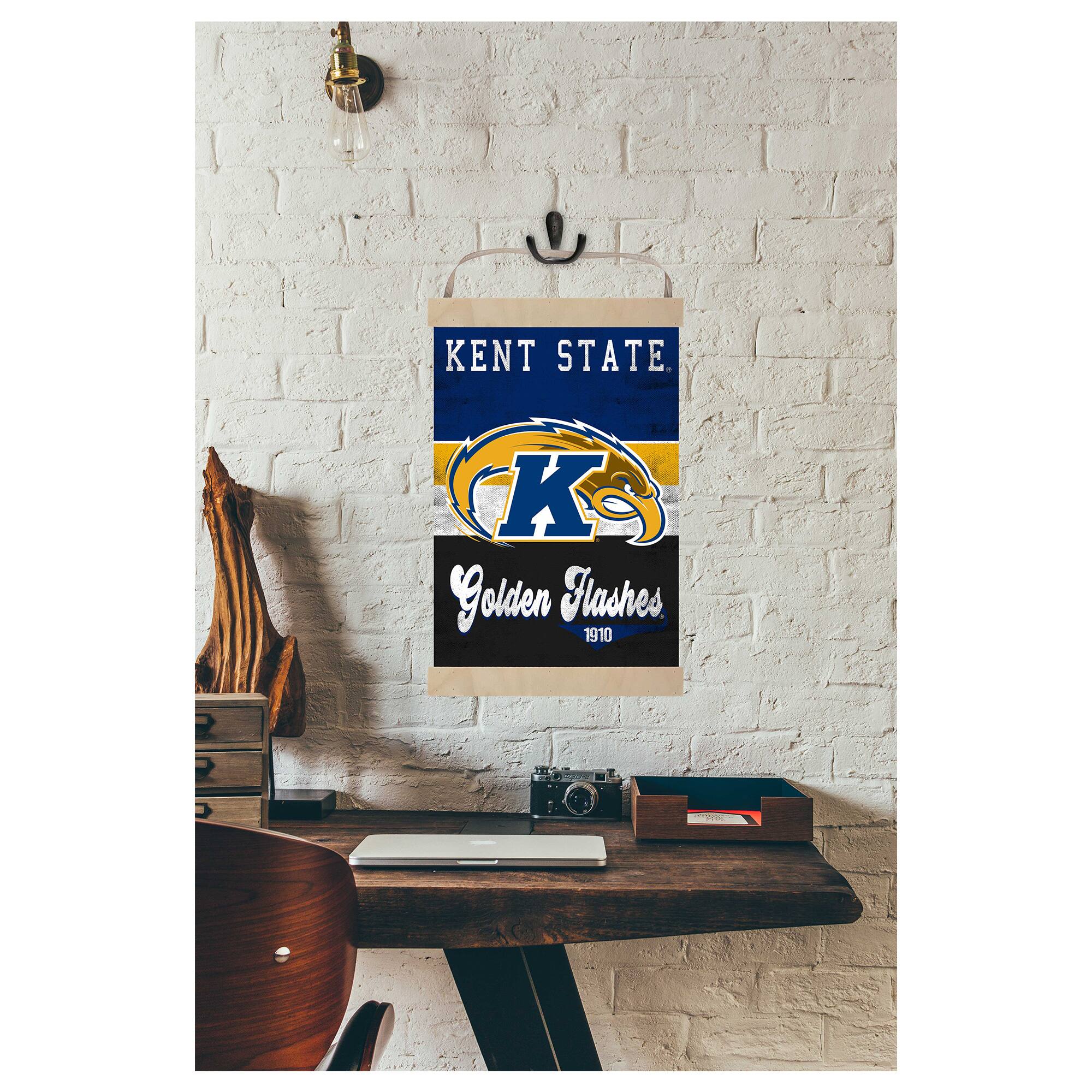Jardine Kent State Golden Flashes Retro Logo Banner Sign Blue 4966664 ...